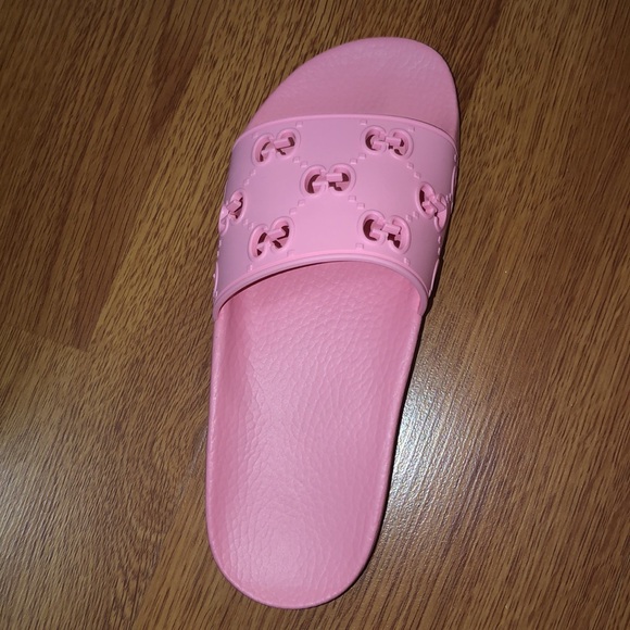 Shoes | Authentic Pink Gucci Slides | Poshmark